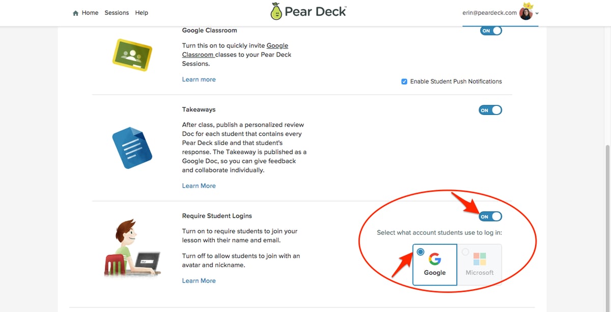 How Students Join a Pear Deck Session